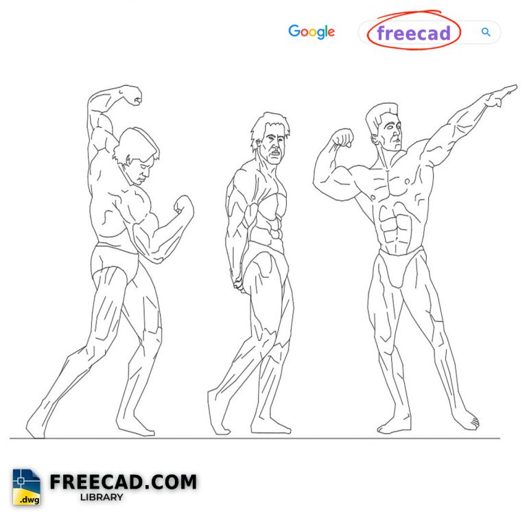 People CAD Blocks - Free Download files. AutoCAD People DWG library.