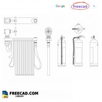 Fire Extinguisher Drawing Symbol | FREE Download in DWG Format